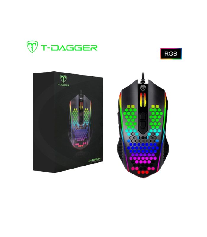 Mouse T-Dagger Imperial T-TGM310 | Rendimiento 7,200 DPI