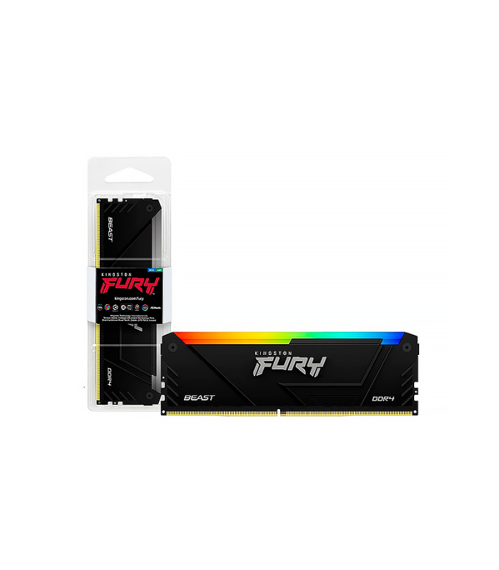 MEM. RAM FURY BEAST RGB FULL NEGRO 16GB 3200MHZ - CPP Store
