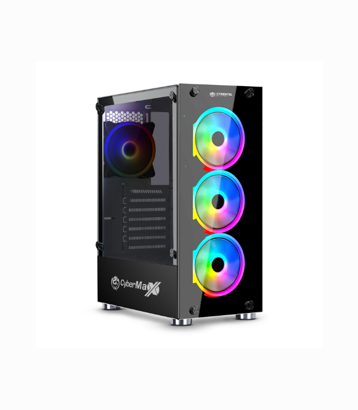 CASE GAMER CYB KILLER, BLACK, 4FAN, USB3.0, RAINBOW