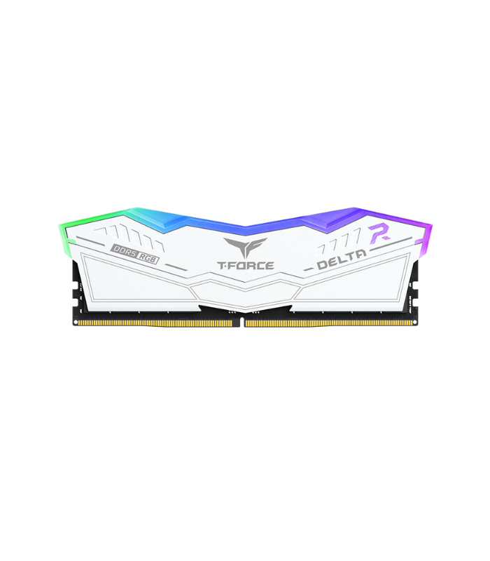 MEM RAM TEAMGROUP T-FORCE DELTA RGB, WHITE, 16GB DDR5 6000 Mhz - CPP Store