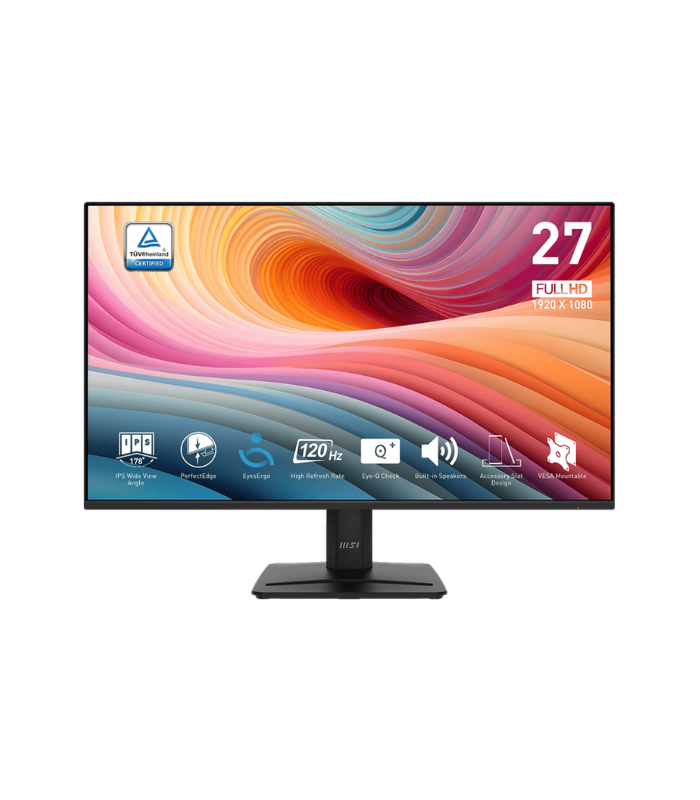 MONITOR MSI PRO MP275 E2, 27", 120HZ, iPS FHD 1ms, Parlante - CPP Store
